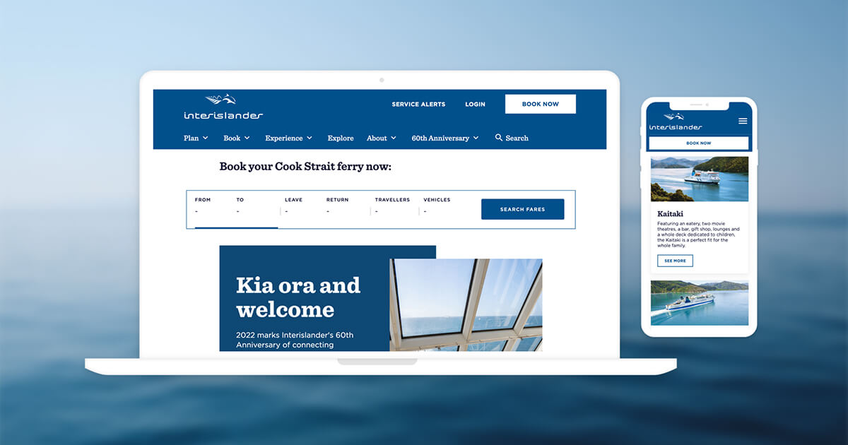 Interislander website