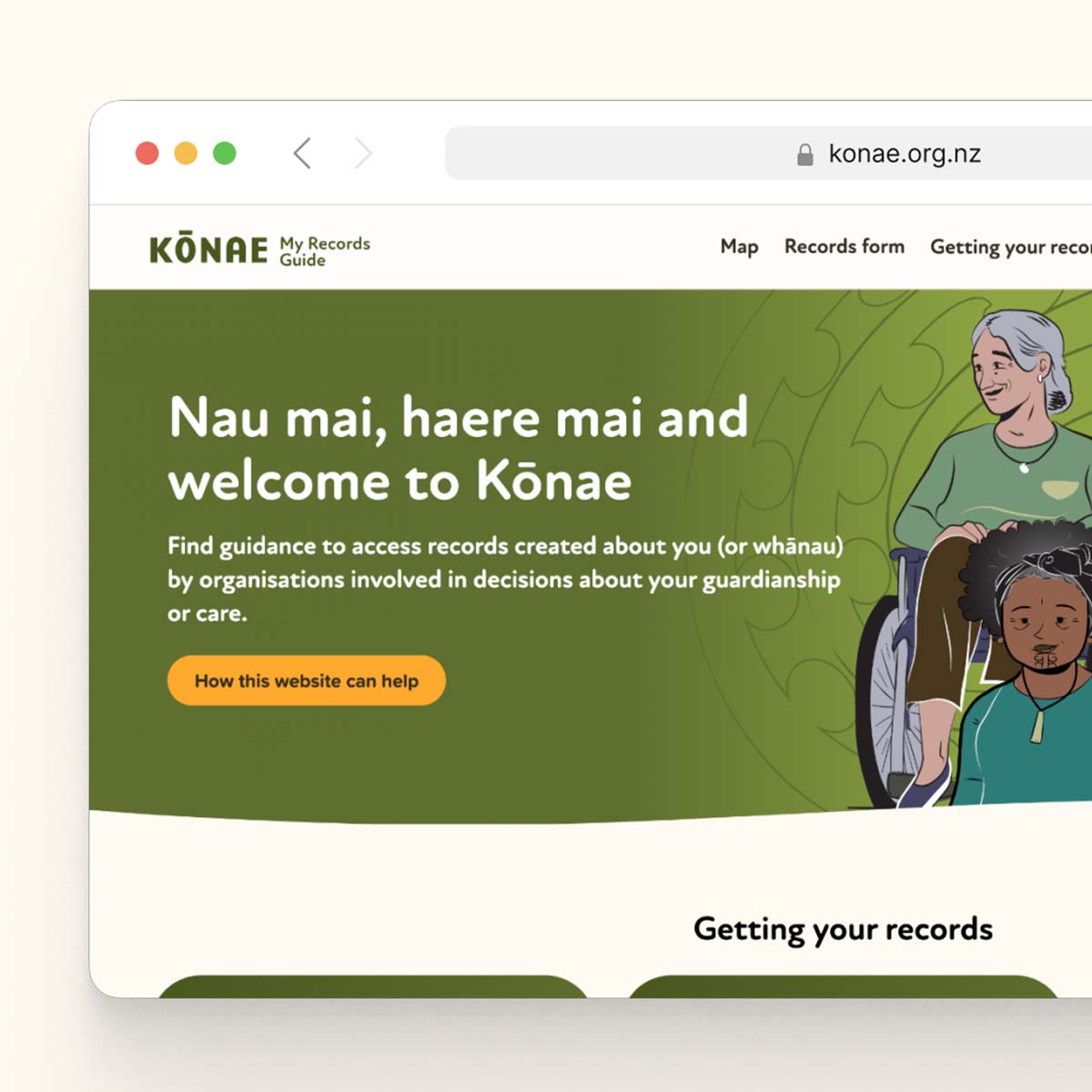 Kōnae - My Records Guide website